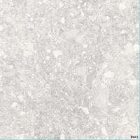China OEM Dining Room Outdoor Porcelain Terrazzo Floor Tiles Light Grey Color for sale