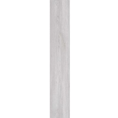 China Concave Matt Indoor Porcelain Tiles Wooden Flooring Board Light Grey Color 48 X 8 Inches for sale