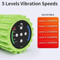 China EVA Electric Yoga Roller with Built-in Speaker and Customizable Color for Fitness Massage for sale