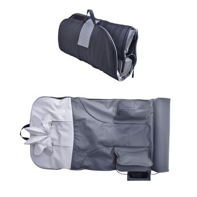 China Portable Foldable Heating Massage Mattress with 4 Massage Modes for Full Body Relaxation for sale