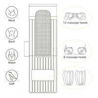 China Leg Back Whole Body Massage Back Pain Relief Products Electric Beat Manual Soft Mat Massager for sale