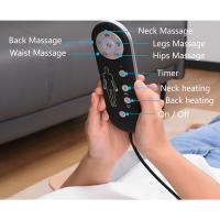 China Full Body Massage Mattress with Shiatsu Neck Massager Heat Pad and Timing Control for Body Relaxation for sale