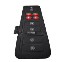 China Sports Yoga Massage Mattress Sex Foldable Whole Body Black Professional Thai Electric Massage Mattress for sale