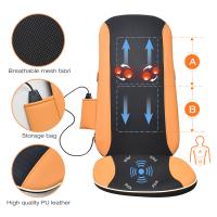 China 2025 Newest Full Body Rolling Kneading Shiatsu Heating Electric Massage Cushion for sale