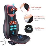 China Shiatsu Electric Seat Chair Massager Back Cushion With Heat for sale