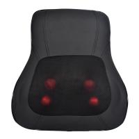 China Custom Car Home Electric Back Massager Kneading Shiatsu Vibrating Massage Cushion for sale