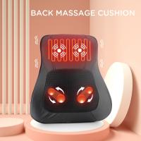 China Custom Car Home Electric Back Massager Kneading Shiatsu Vibrating Massage Cushion for sale