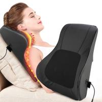 China Custom Car Home Electric Back Massager Kneading Shiatsu Vibrating Massage Cushion for sale