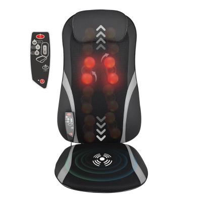 China Hot Sale 3D & 4D Heating Back Cushion Massage Kneading Electric Buttocks Shiatsu Body Massage Car Seat Cushion for sale
