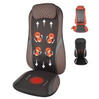 China Hot Sale 3D & 4D Heating Back Cushion Massage Kneading Electric Buttocks Shiatsu Body Massage Car Seat Cushion for sale