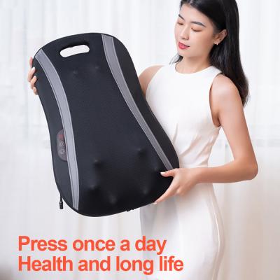 China Hot Sale Massage Products Heated Shiatsu Back Electric Massage Cushion for sale