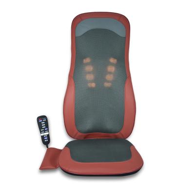China Factory Price Car Seat Chair Massager Electric Shiatsu Back Massage Cushion with Heat for sale
