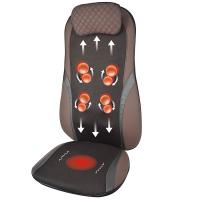 China 3D Shiatsu Body Care Full Back Kneading Shiatsu Car Seat Electric Massage Cushion for sale