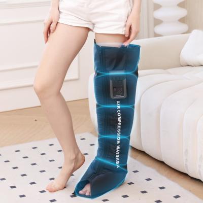 China 360 Air Pressure Foot and Calf Leg Airbag Massage Machine Shiatsu Heat Vibration Calf Foot Massager Machine for sale