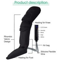 China New Arrival OEM Air Compression Leg Massage From Rehabilitation Therapy Supplies Customized Velours Leg Massager for sale