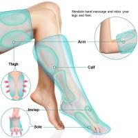 China 510K/CE/ROHS Certified Air Compression Leg Massager with 3 Massage Modes and Heating Function for Foot and Leg Therapy for sale