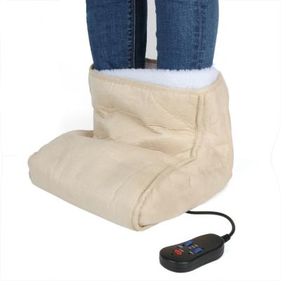 China Best Sellers Electric Heated Foot Massager Boot, Foot Warmer and Massage to Relieve Soreness Shiatsu Leg Massager Customized 200 for sale