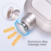 China 4 Speed Percussion Massage Gun Brushless Mini  Pocket Force Palm Size Massager Gun for sale