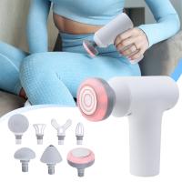China Mini Massage Gun  Fascial Gun Massager Pocket Size White Deep Tissue Massager Gun for Muscle Relaxation for sale