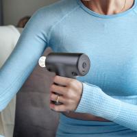 China Mini Massage Gun  Fascial Gun Massager Pocket Size White Deep Tissue Massager Gun for Muscle Relaxation for sale
