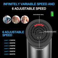 China Handheld Massage Pistolet Gun Body Message Massager Deep Muscle Gun Battery Massage-gun Massagegun Set for sale