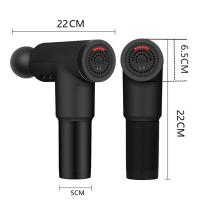 China Handheld Massage Pistolet Gun Body Message Massager Deep Muscle Gun Battery Massage-gun Massagegun Set for sale