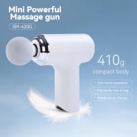 China Handheld Professional Massage Gun Body Muscle Massage  Electric Fascial Gun for sale
