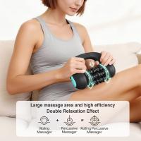 China 3-Speed Massage Roller Stick for Legs Foot & Calf Muscle Stimulator Rolling Percussive Massager for sale