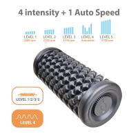 China Electric 5 Speed Vibrating Wave Muscle Roller Physical Therapy Back Foam Rollers for Post-exercise Muscle Recovery for sale