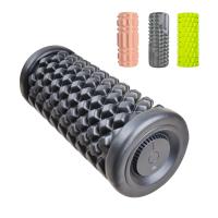 China Electric 5 Speed Vibrating Wave Muscle Roller Physical Therapy Back Foam Rollers for Post-exercise Muscle Recovery for sale