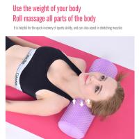 China New Yoga Column Muscle Athletic Equipment Workout  Vibration Hollow  Yoga Foam Roller Massage Set Soft Supplier  High Density for sale