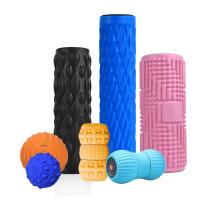 China Gym Fitness Equipment Customisable  EVA Foam Roller Kit with Muscle Roller Stick for sale