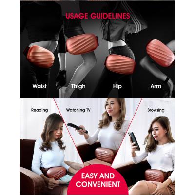 China OEM/ODM Masaje Corporal Abdominal Stomach Belly Fat Reduce Massager Machine Vibrating EMS Massage Belt for sale