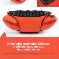 China OEM/ODM Almohada De Masaje Back Heat Smart Car Use Kneading Neck Massage Pillow 3D Shiatsu Lumbar Massager Car Headrest Pillow for sale