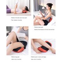 China OEM/ODM Almohada De Masaje Back Heat Smart Car Use Kneading Neck Massage Pillow 3D Shiatsu Lumbar Massager Car Headrest Pillow for sale