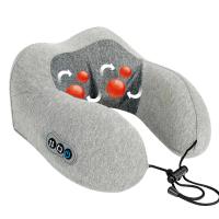China Best Seller Portable U Shape Massage Shiatsu Neck Mssager Cordless Neck Massage Airplane Car Travel Pillow for sale