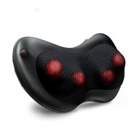 China Rechargeable Kneading  Shiatsu Heating Neck and Waist Massage Pillow for sale
