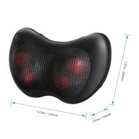 China Rechargeable Kneading  Shiatsu Heating Neck and Waist Massage Pillow for sale