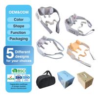 China Electric Neck Shoulder Portable Wireless Deep Tissue Muscle Massage Smart Cervical Massager with Heat for sale