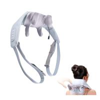 China Therapy Cordless-Neck & Shoulder Massager Pillow Deep Kneading Neck Hand-Shaped Wireless Shoulder Massager for sale