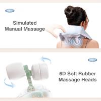 China Therapy Cordless-Neck & Shoulder Massager Pillow Deep Kneading Neck Hand-Shaped Wireless Shoulder Massager for sale