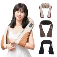 China 6D 6Head Mini Relief Multi-Modes Portable Heating Neck Massager Intelligent Tapping Neck Shoulder Massager for sale