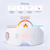 China Steam Masajeador De Ojos Portable Eye Massage Equipment Vibration Eye Mask Electric Eye Massager with Heat Compression for sale