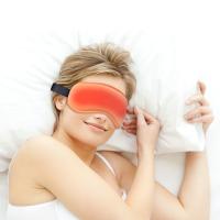 China Custom Silk Heated Sleep 3D Eye Mask Self Heating Travel Eyelash Extensions Eye Mask for sale