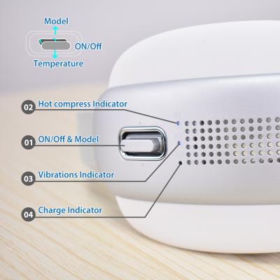 China New Products Hot Sale Eye Massager Stress Relief Machine With Adjustable Heat for sale