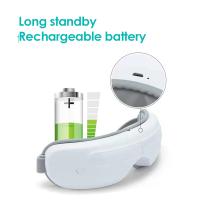 China Air Pressure Heated Vibration Electric Eye Massager With Music for sale
