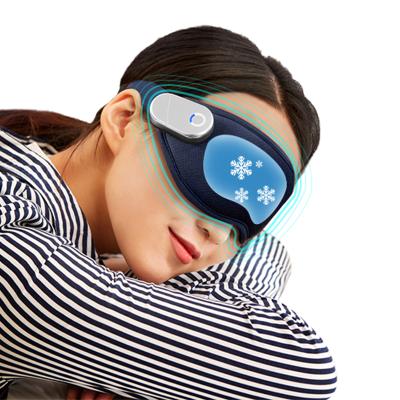 China OEM ODM Vibration Eye Massage Equipment Electric Smart Eye Massager with Heating and Cooling for sale