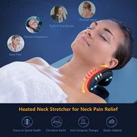 China Neck Pain Relief Heated Cervical Traction Device Pillow Neck Stretcher with Graphene Heating Pad for sale