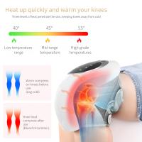 China Masajeador De Rodilla Rechargeable Heat Laser Brace air Compression Electric Knee Massager for sale