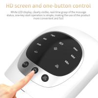 China Masajeador De Rodilla Rechargeable Heat Laser Brace air Compression Electric Knee Massager for sale